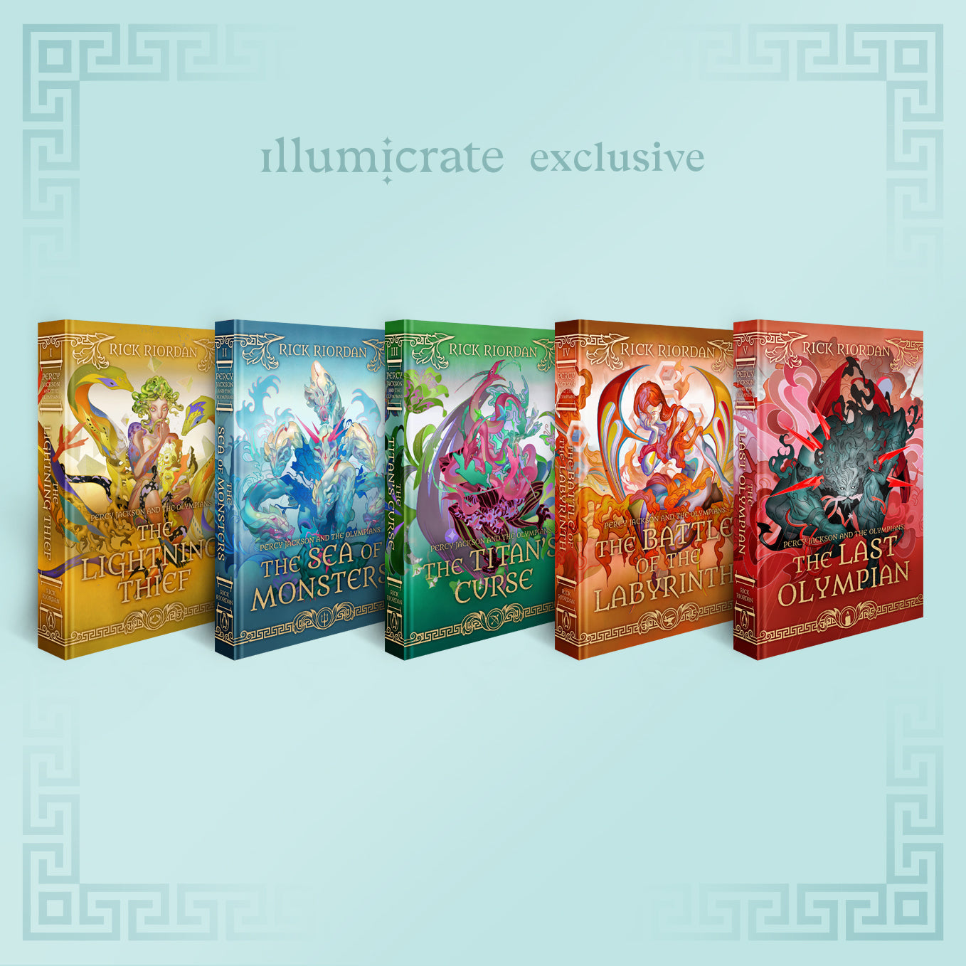 Illumicrate Exclusive: Percy Jackson and the Olympians series by Rick ...